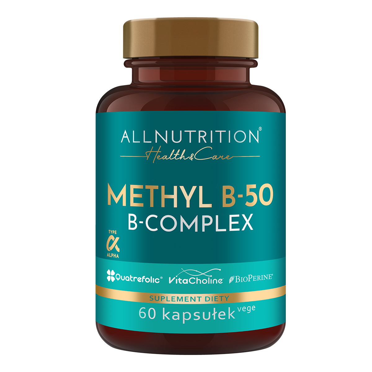 Komplex vitamínov B (HEALTH & CARE Methyl B-50 B-complex) 60 kapsúl ...